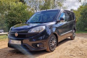 Black Fiat Doblo 2015 in Riga, with an engine capacity of 1.30 L and mileage of 220 thousand km for 4000 €, photo 3 on AUTOMOTO.COM.LV