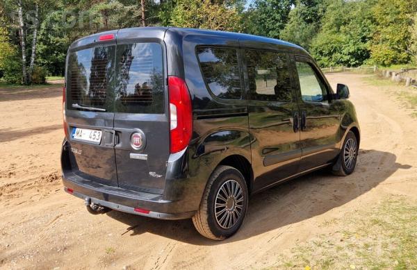 Melns Fiat Doblo 2015 Rīga, ar dzinēja tilpumu 1.30 L un nobraukumu 220 tūkst. km par 4000 €, foto 4 vietnē AUTOMOTO.COM.LV