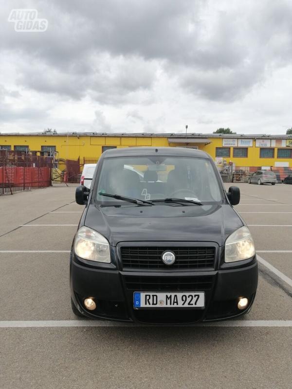 Melns Fiat Doblo 2006 Šilutė, ar dzinēja tilpumu 1.90 L un nobraukumu 280 tūkst. km par 2450 €, foto 2 vietnē AUTOMOTO.COM.LV