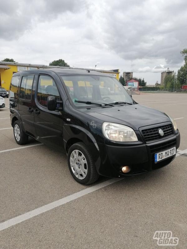 Melns Fiat Doblo 2006 Šilutė, ar dzinēja tilpumu 1.90 L un nobraukumu 280 tūkst. km par 2450 €, foto 5 vietnē AUTOMOTO.COM.LV