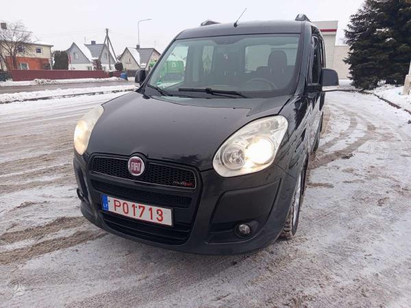 Black Fiat Doblo 2014 in Marijampole, with an engine capacity of 1.96 L and mileage of 265 thousand km for 4300 €, photo 2 on AUTOMOTO.COM.LV
