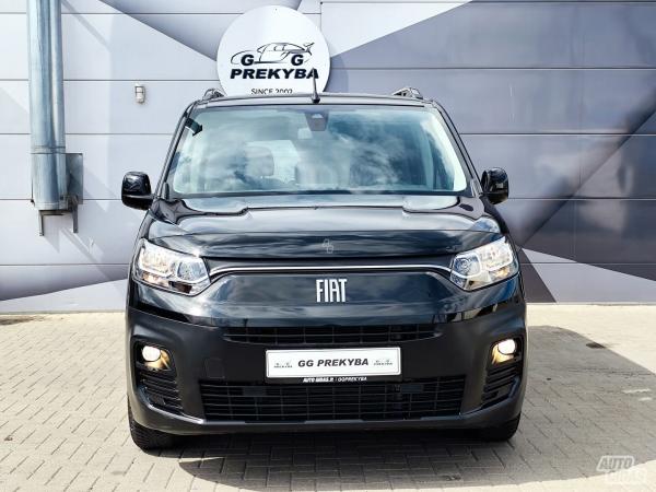 Black Fiat Doblo 2023 in Ramuciai, with an engine capacity of 0.00 L and mileage of 4 thousand km for 17950 €, photo 3 on AUTOMOTO.COM.LV