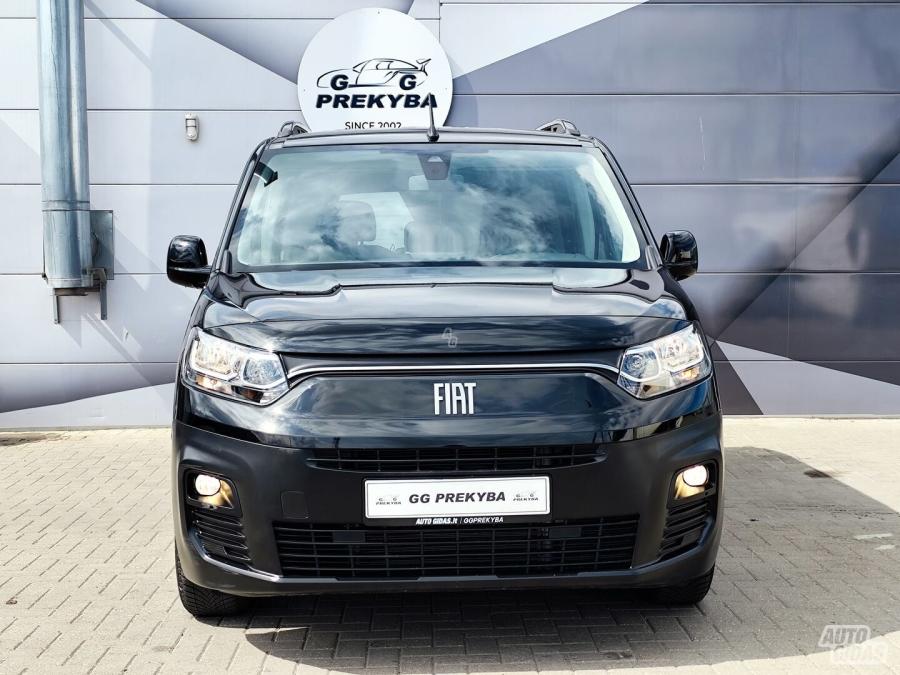 Black Fiat Doblo 2023 in Ramuciai, with an engine capacity of 0.00 L and mileage of 4 thousand km for 17950 €, photo 4 on AUTOMOTO.COM.LV