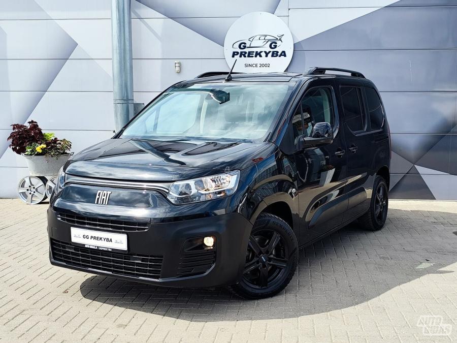 Black Fiat Doblo 2023 in Ramuciai, with an engine capacity of 0.00 L and mileage of 4 thousand km for 17950 €, photo 5 on AUTOMOTO.COM.LV