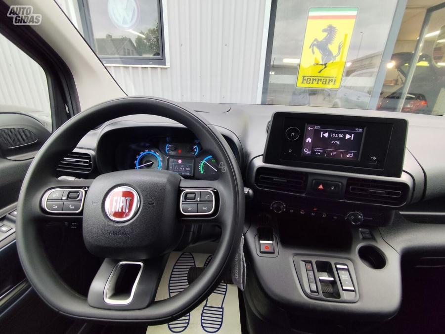 Black Fiat Doblo 2023 in Ramuciai, with an engine capacity of 0.00 L and mileage of 4 thousand km for 17950 €, photo 13 on AUTOMOTO.COM.LV