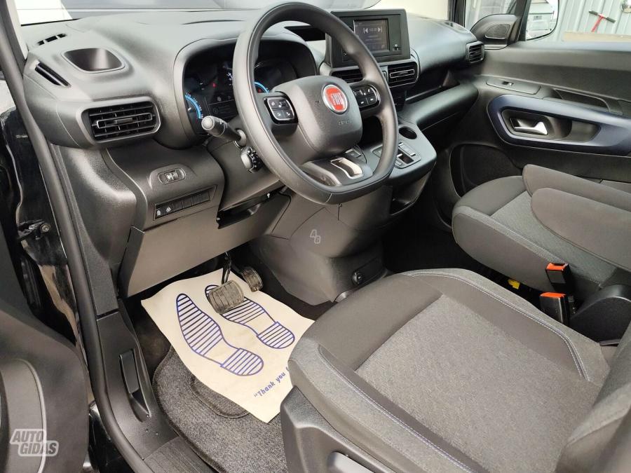 Black Fiat Doblo 2023 in Ramuciai, with an engine capacity of 0.00 L and mileage of 4 thousand km for 17950 €, photo 17 on AUTOMOTO.COM.LV