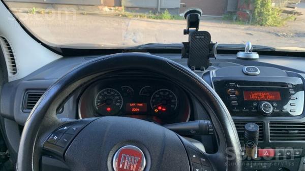 Black Fiat Doblo 2010 in Riga, with an engine capacity of 1.30 L and mileage of 360 thousand km for 1750 €, photo 5 on AUTOMOTO.COM.LV
