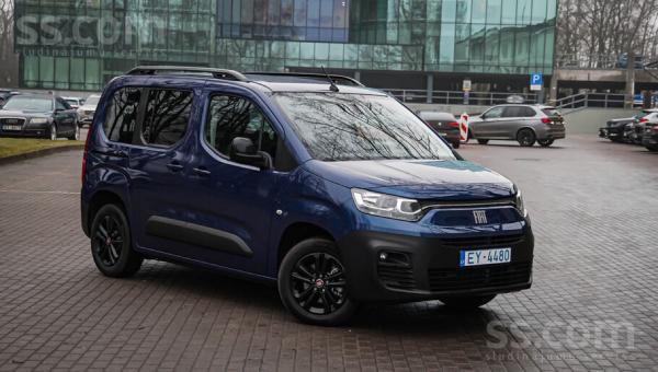 Zils Fiat Doblo 2023 Rīga, ar dzinēja tilpumu 1.60 L un nobraukumu 0 tūkst. km par 25800 €, foto 2 vietnē AUTOMOTO.COM.LV