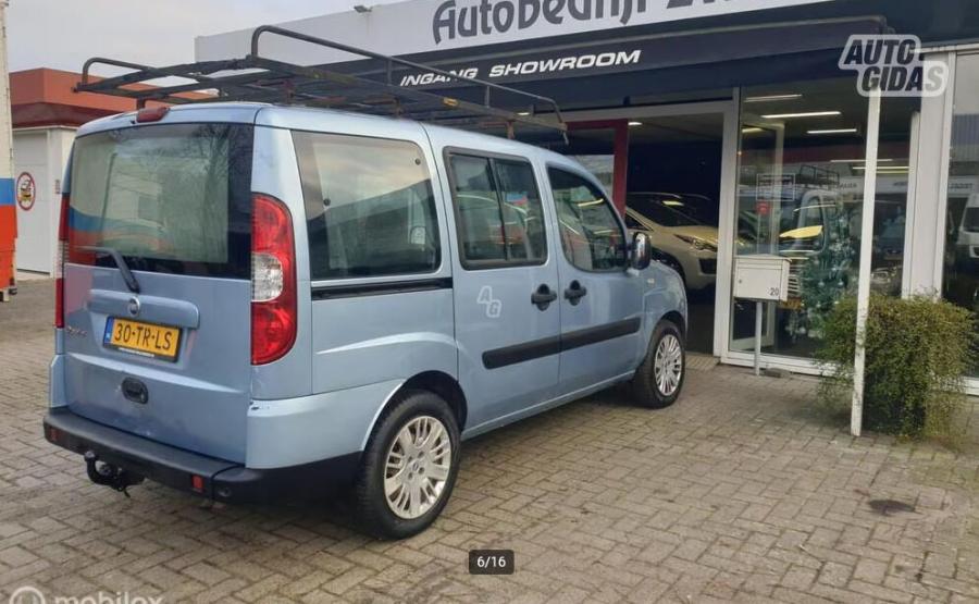 Blue Fiat Doblo 2007 in Vilnius, with an engine capacity of 1.40 L and mileage of 225 thousand km for 2100 €, photo 2 on AUTOMOTO.COM.LV