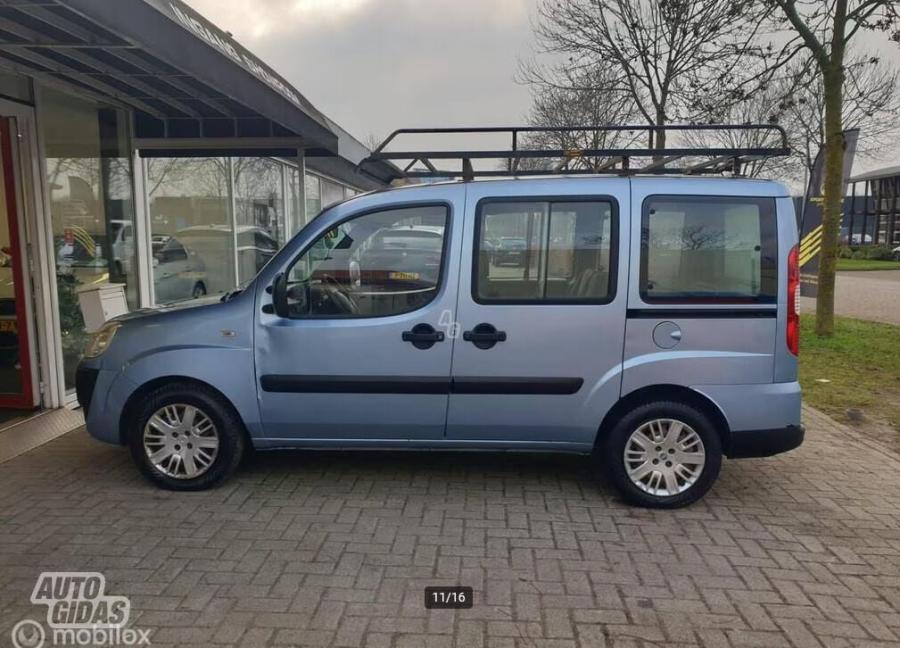 Blue Fiat Doblo 2007 in Vilnius, with an engine capacity of 1.40 L and mileage of 225 thousand km for 2100 €, photo 4 on AUTOMOTO.COM.LV