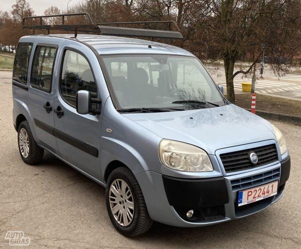 Blue Fiat Doblo 2007 in Vilnius, with an engine capacity of 1.40 L and mileage of 215 thousand km for 1999 €, photo 2 on AUTOMOTO.COM.LV