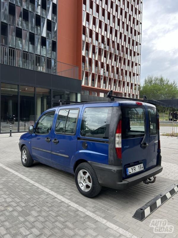 Blue Fiat Doblo 2002 in Vilnius, with an engine capacity of 1.30 L and mileage of 248 thousand km for 1200 €, photo 6 on AUTOMOTO.COM.LV