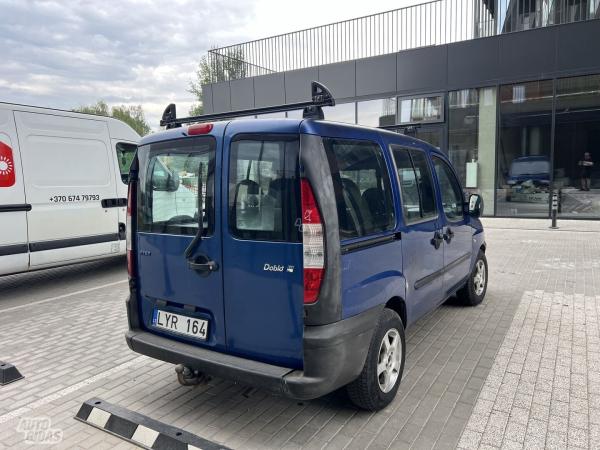 Blue Fiat Doblo 2002 in Vilnius, with an engine capacity of 1.30 L and mileage of 248 thousand km for 1200 €, photo 7 on AUTOMOTO.COM.LV