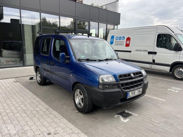 Blue Fiat Doblo 2002 in Vilnius, with an engine capacity of 1.30 L and mileage of 248 thousand km for 1200 €, photo 8 on AUTOMOTO.COM.LV