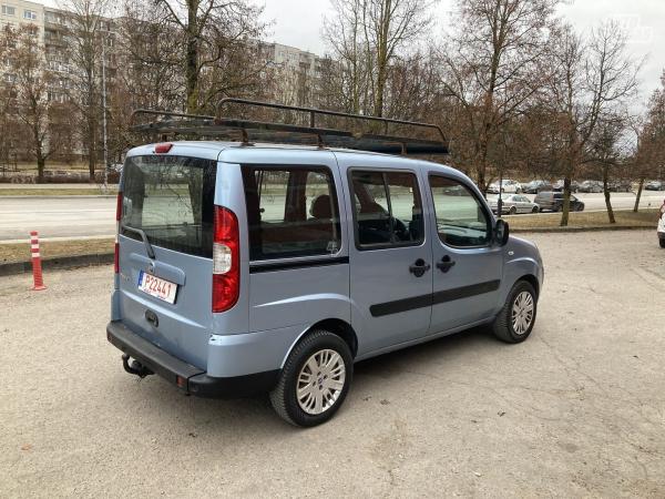 Blue Fiat Doblo 2007 in Vilnius, with an engine capacity of 1.40 L and mileage of 225 thousand km for 2200 €, photo 3 on AUTOMOTO.COM.LV