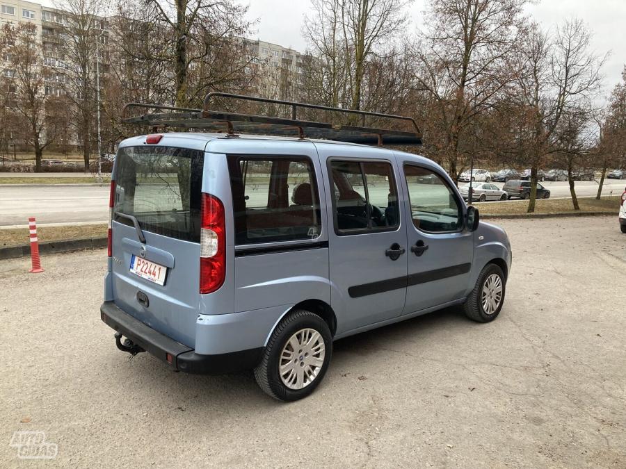 Blue Fiat Doblo 2007 in Vilnius, with an engine capacity of 1.40 L and mileage of 225 thousand km for 2199 €, photo 5 on AUTOMOTO.COM.LV