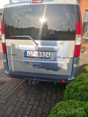 Blue Fiat Doblo 2009 in Bauska, with an engine capacity of 1.30 L and mileage of 178 thousand km for 1300 €, photo 7 on AUTOMOTO.COM.LV
