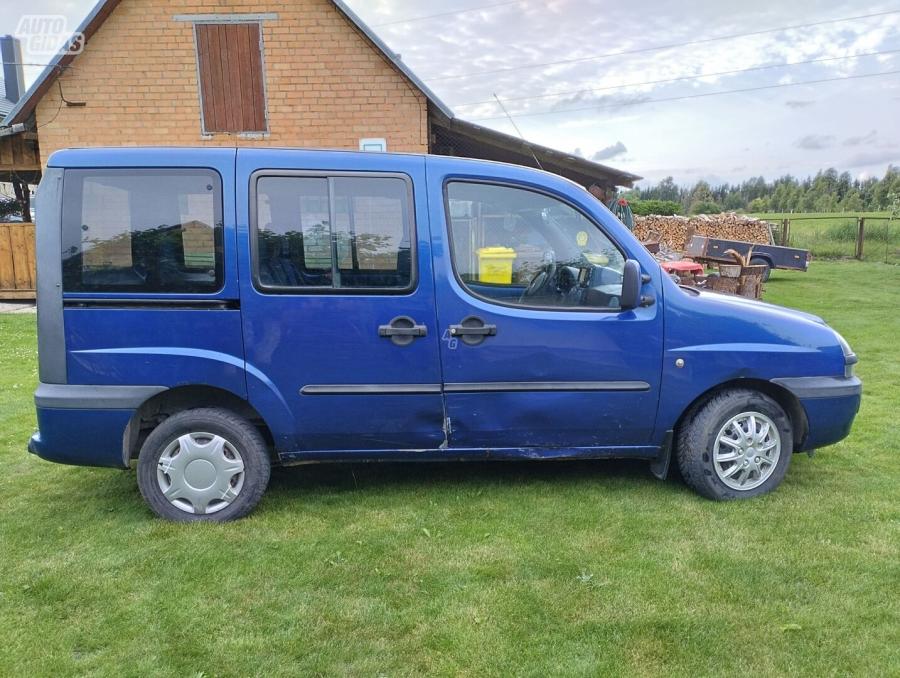Zils Fiat Doblo 2004 Viļņa, ar dzinēja tilpumu 1.90 L un nobraukumu 375 tūkst. km par 1300 €, foto 5 vietnē AUTOMOTO.COM.LV