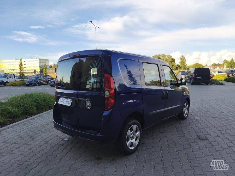 Blue Fiat Doblo 2010 in Vilnius, with an engine capacity of 1.30 L and mileage of 210 thousand km for 3700 €, photo 6 on AUTOMOTO.COM.LV