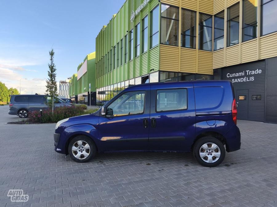 Blue Fiat Doblo 2010 in Vilnius, with an engine capacity of 1.30 L and mileage of 210 thousand km for 3700 €, photo 9 on AUTOMOTO.COM.LV