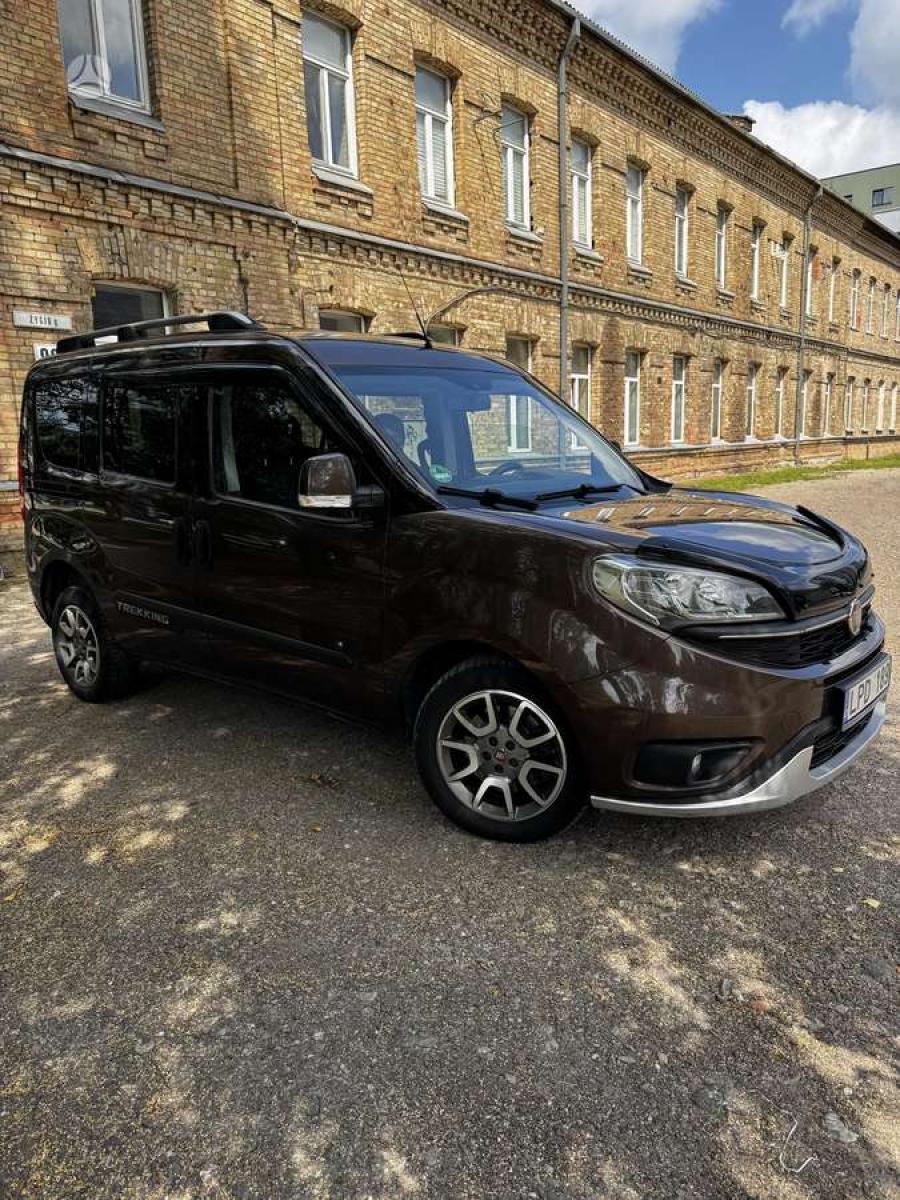 Brūns Fiat Doblo 2016 Viļņa, ar dzinēja tilpumu 1.60 L un nobraukumu 269 tūkst. km par 8650 €, foto 1 vietnē AUTOMOTO.COM.LV