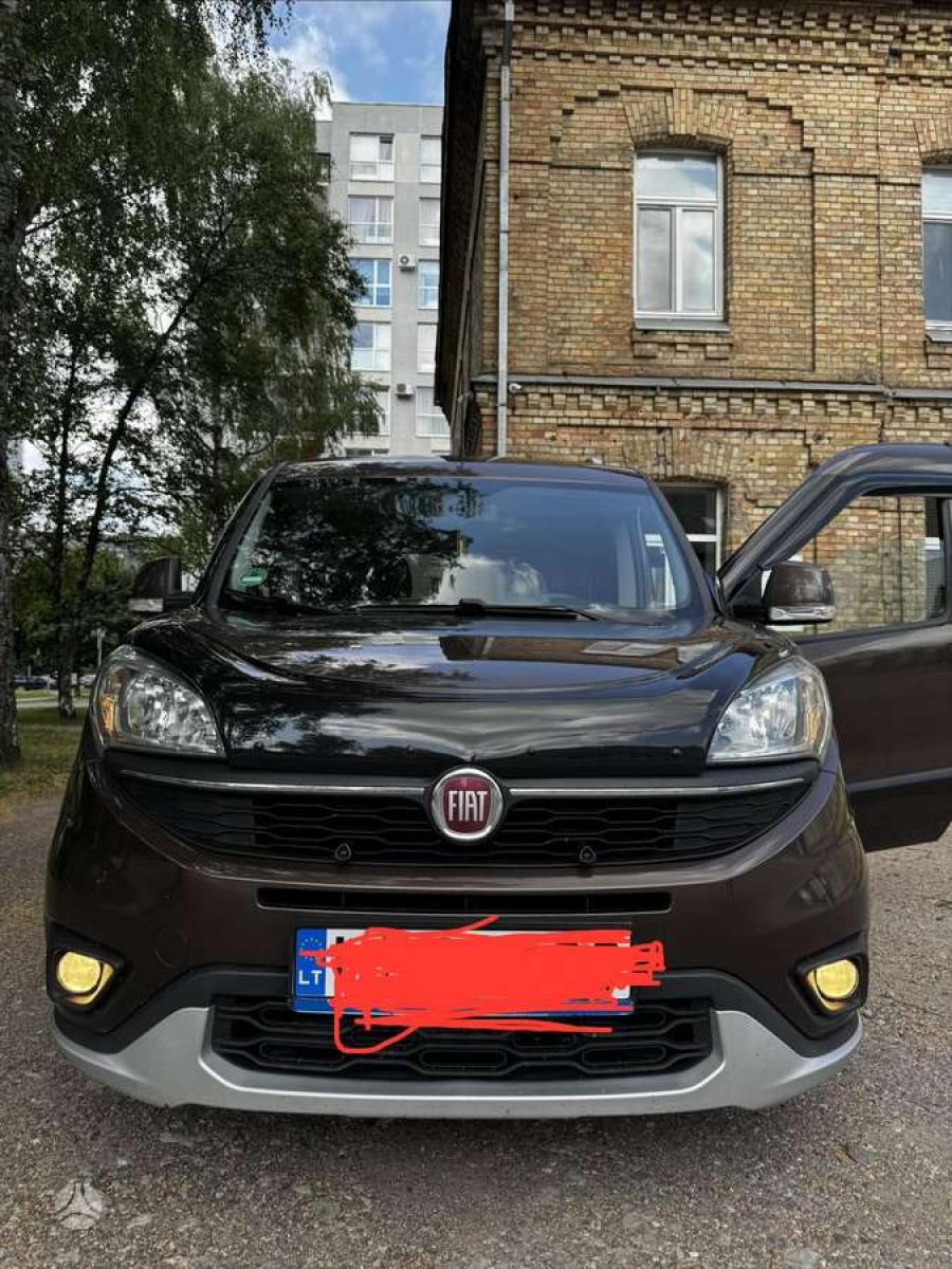 Brūns Fiat Doblo 2016 Viļņa, ar dzinēja tilpumu 1.60 L un nobraukumu 269 tūkst. km par 8650 €, foto 5 vietnē AUTOMOTO.COM.LV