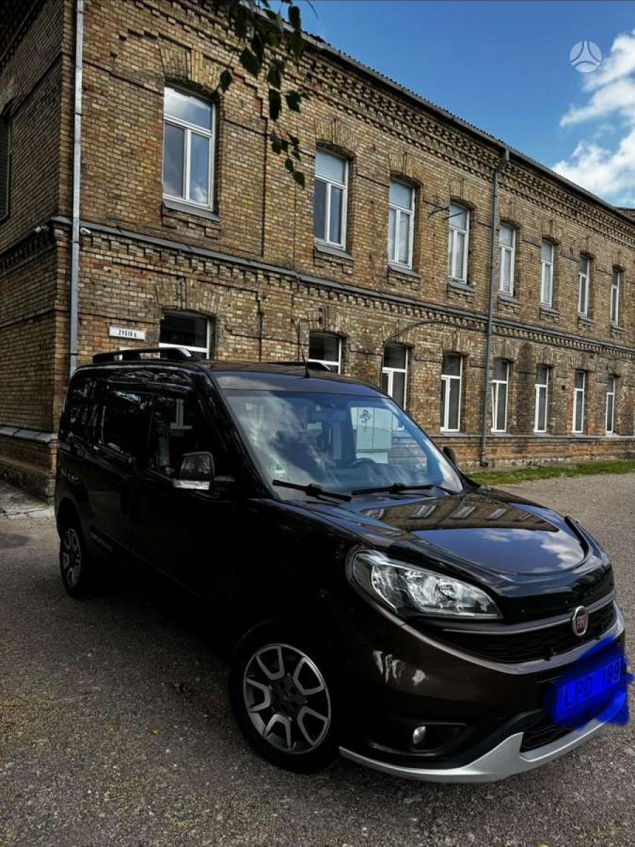Brūns Fiat Doblo 2016 Viļņa, ar dzinēja tilpumu 1.60 L un nobraukumu 269 tūkst. km par 8650 €, foto 6 vietnē AUTOMOTO.COM.LV