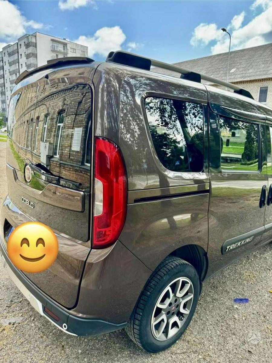 Brūns Fiat Doblo 2016 Viļņa, ar dzinēja tilpumu 1.60 L un nobraukumu 269 tūkst. km par 8650 €, foto 7 vietnē AUTOMOTO.COM.LV