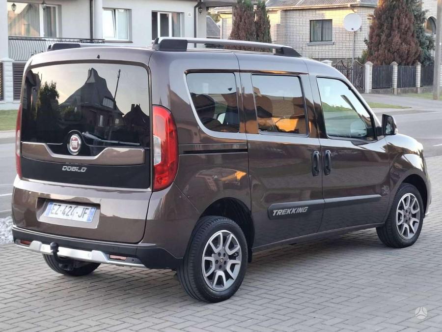 Brūns Fiat Doblo 2018 Viļņa, ar dzinēja tilpumu 1.60 L un nobraukumu 190 tūkst. km par 8350 €, foto 3 vietnē AUTOMOTO.COM.LV