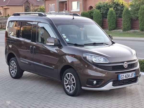 Brūns Fiat Doblo 2018 Viļņa, ar dzinēja tilpumu 1.60 L un nobraukumu 190 tūkst. km par 8350 €, foto 3 vietnē AUTOMOTO.COM.LV