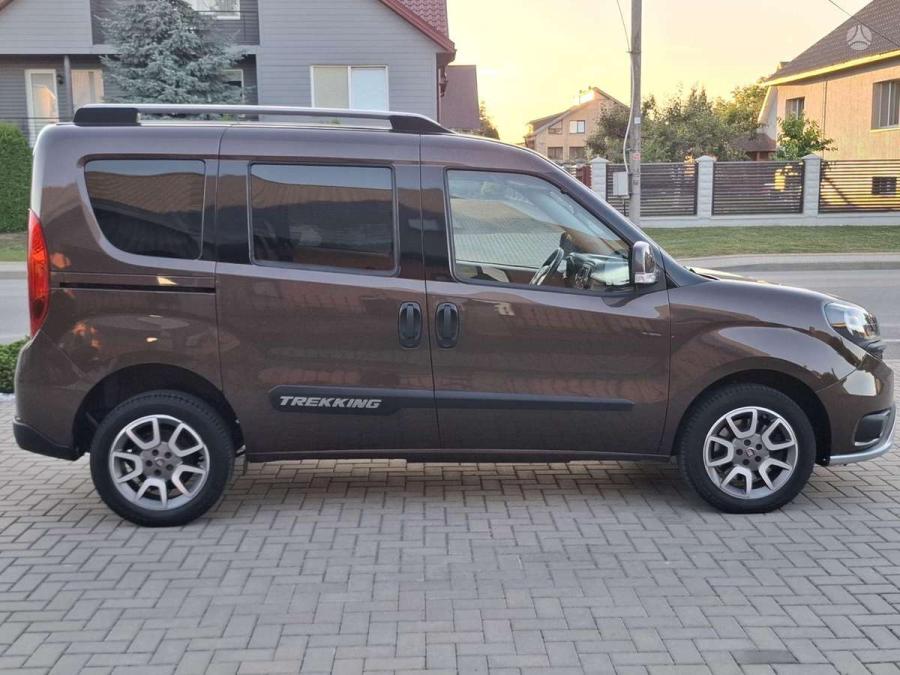 Brūns Fiat Doblo 2018 Viļņa, ar dzinēja tilpumu 1.60 L un nobraukumu 190 tūkst. km par 8350 €, foto 6 vietnē AUTOMOTO.COM.LV