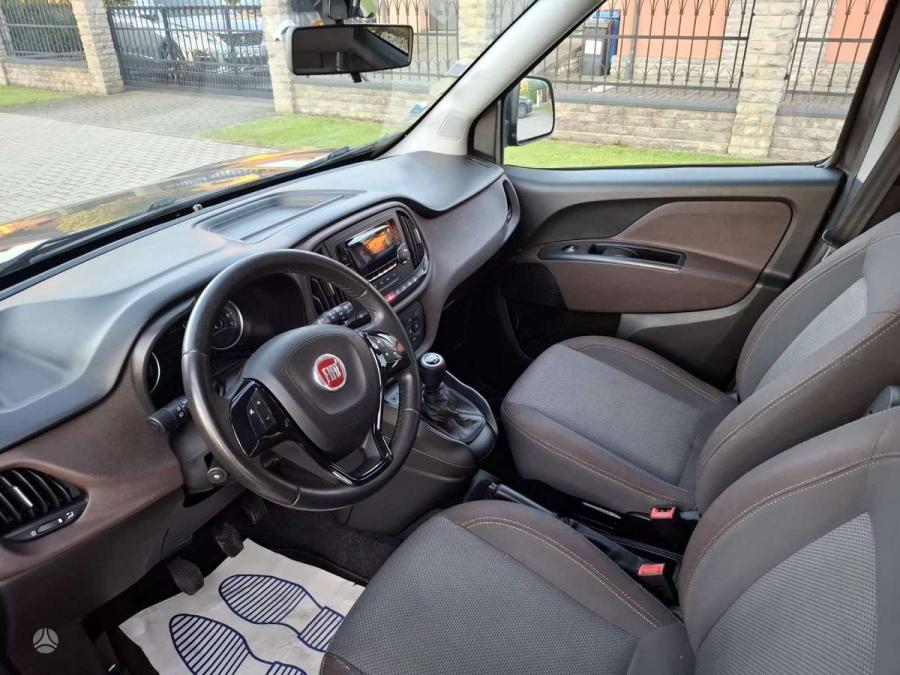 Brūns Fiat Doblo 2018 Viļņa, ar dzinēja tilpumu 1.60 L un nobraukumu 190 tūkst. km par 8350 €, foto 11 vietnē AUTOMOTO.COM.LV