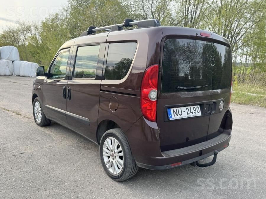 Brown Fiat Doblo 2010 in Kuldiga, with an engine capacity of 1.30 L and mileage of 244 thousand km for 3850 €, photo 4 on AUTOMOTO.COM.LV