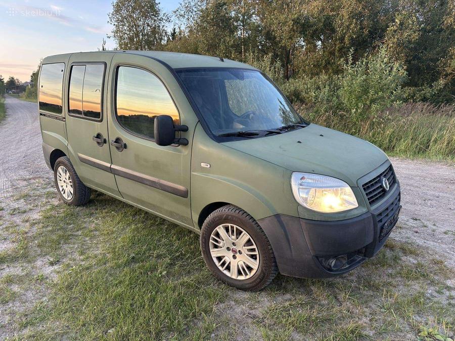 Zaļš Fiat Doblo 2008 Prienai, ar dzinēja tilpumu 1.90 L un nobraukumu 280 tūkst. km par 1400 €, foto 5 vietnē AUTOMOTO.COM.LV