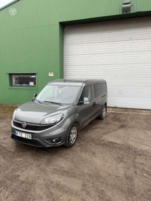 Pelēks Fiat Doblo 2018 Panevēža, ar dzinēja tilpumu 1.60 L un nobraukumu 199 tūkst. km par 6500 €, foto  vietnē AUTOMOTO.COM.LV