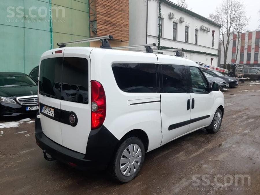 Grey Fiat Doblo 2014 in Daugavpils, with an engine capacity of 1.60 L and mileage of 0 thousand km for 4300 €, photo 5 on AUTOMOTO.COM.LV