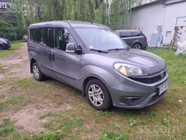 Grey Fiat Doblo 2015 in Riga, with an engine capacity of 1.30 L and mileage of 250 thousand km for 3150 €, photo 2 on AUTOMOTO.COM.LV