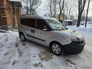 Grey Fiat Doblo 2016 in Daugavpils, with an engine capacity of 1.30 L and mileage of 169 thousand km for 5600 €, photo 4 on AUTOMOTO.COM.LV