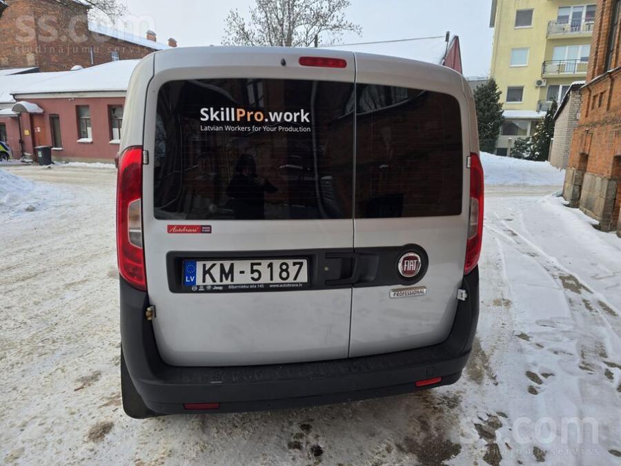 Pelēks Fiat Doblo 2016 Daugavpils, ar dzinēja tilpumu 1.30 L un nobraukumu 169 tūkst. km par 5400 €, foto 8 vietnē AUTOMOTO.COM.LV
