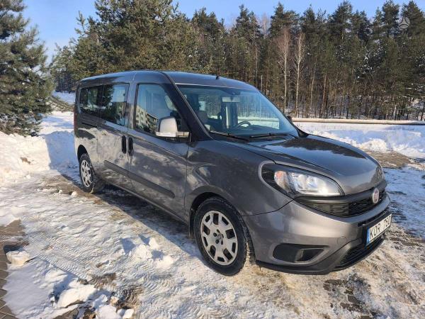 Pelēks Fiat Doblo 2018 Viļņa, ar dzinēja tilpumu 1.60 L un nobraukumu 265 tūkst. km par 5800 €, foto 3 vietnē AUTOMOTO.COM.LV