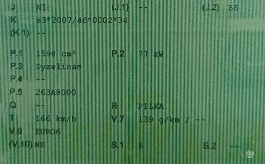 Pelēks Fiat Doblo 2018 Kauņa, ar dzinēja tilpumu 1.60 L un nobraukumu 176 tūkst. km par 6500 €, foto 11 vietnē AUTOMOTO.COM.LV