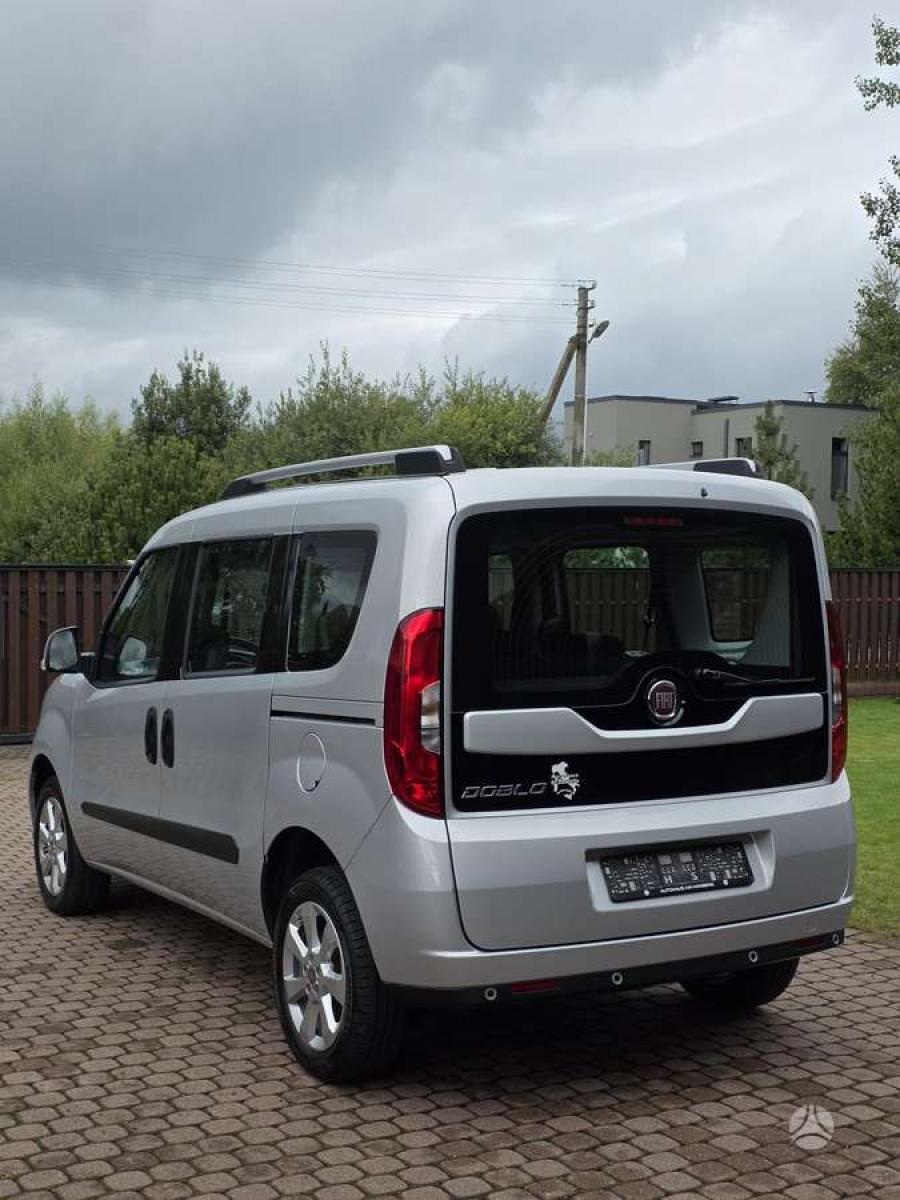 Grey Fiat Doblo 2019 in Radviliskis, with an engine capacity of 1.37 L and mileage of 138 thousand km for 8800 €, photo 7 on AUTOMOTO.COM.LV