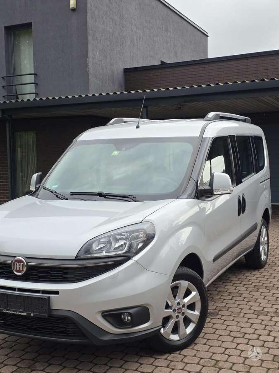 Grey Fiat Doblo 2019 in Radviliskis, with an engine capacity of 1.37 L and mileage of 138 thousand km for 8800 €, photo 10 on AUTOMOTO.COM.LV
