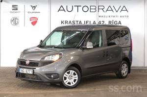 Grey Fiat Doblo 2022 in Riga, with an engine capacity of 1.60 L and mileage of 53 thousand km for 12990 €, photo 1 on AUTOMOTO.COM.LV