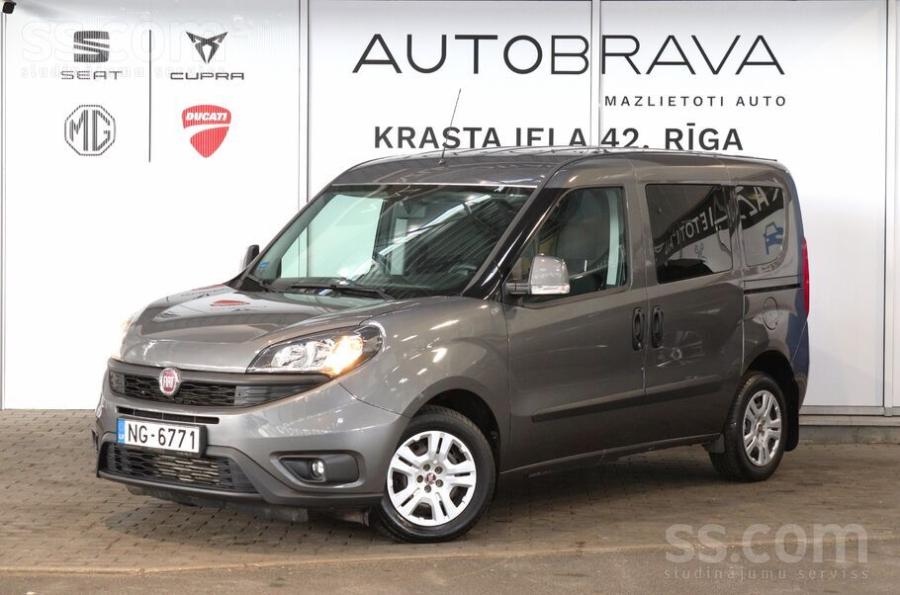 Pelēks Fiat Doblo 2022 Rīga, ar dzinēja tilpumu 1.60 L un nobraukumu 53 tūkst. km par 12990 €, foto 1 vietnē AUTOMOTO.COM.LV