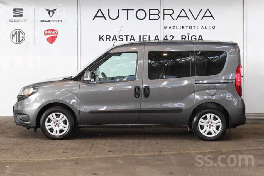 Pelēks Fiat Doblo 2022 Rīga, ar dzinēja tilpumu 1.60 L un nobraukumu 53 tūkst. km par 12990 €, foto 5 vietnē AUTOMOTO.COM.LV