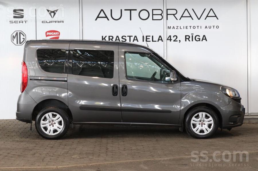 Pelēks Fiat Doblo 2022 Rīga, ar dzinēja tilpumu 1.60 L un nobraukumu 53 tūkst. km par 12990 €, foto 6 vietnē AUTOMOTO.COM.LV
