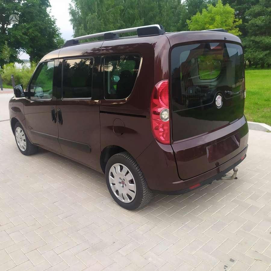 Red Fiat Doblo 2013 in Birzai, with an engine capacity of 1.37 L and mileage of 214 thousand km for 3650 €, photo 8 on AUTOMOTO.COM.LV