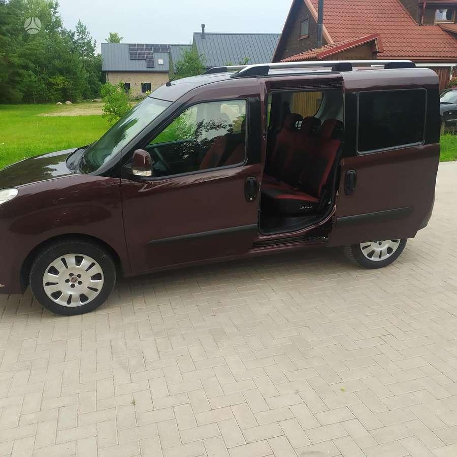 Red Fiat Doblo 2013 in Birzai, with an engine capacity of 1.37 L and mileage of 214 thousand km for 3650 €, photo 13 on AUTOMOTO.COM.LV