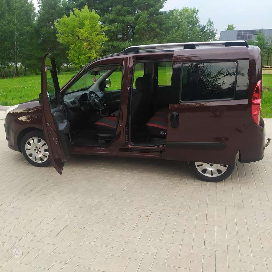 Red Fiat Doblo 2013 in Birzai, with an engine capacity of 1.37 L and mileage of 214 thousand km for 3650 €, photo 15 on AUTOMOTO.COM.LV